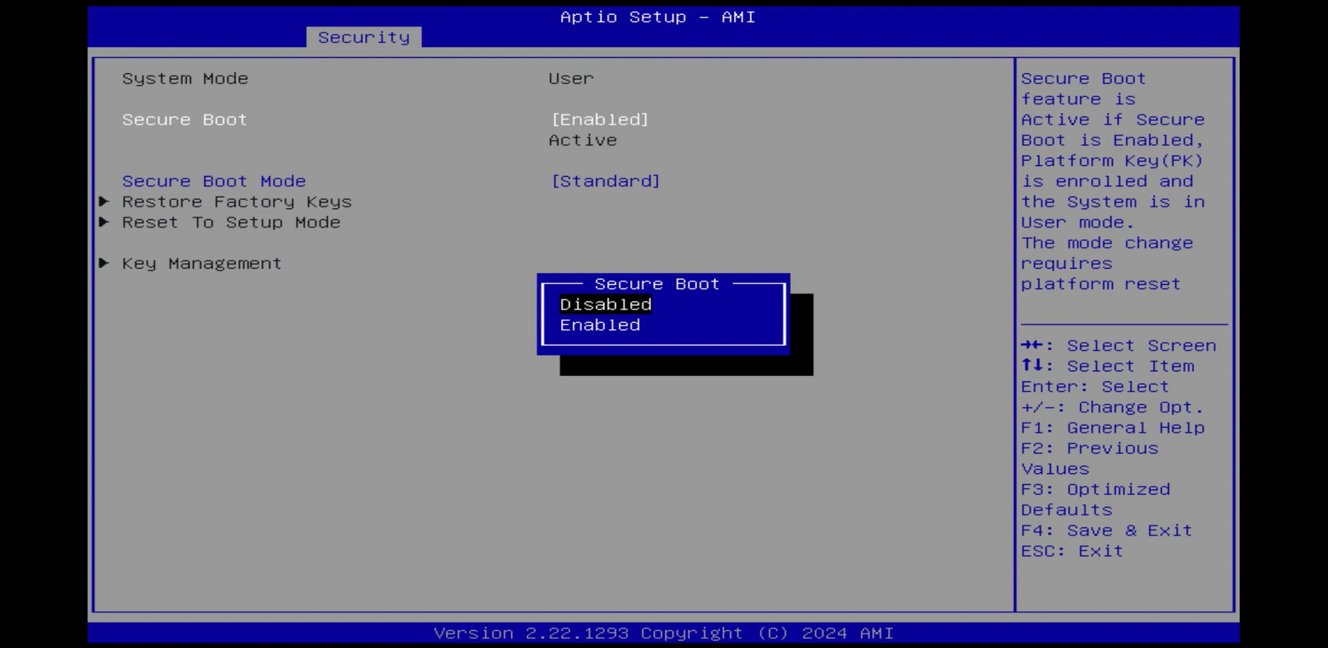 How to disable Secure Boot in the BIOS Menu? – GEEKOM Help Center