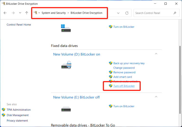Come chiudere Bitlocker o ripristinare la chiave Bitlocker? – GEEKOM ...